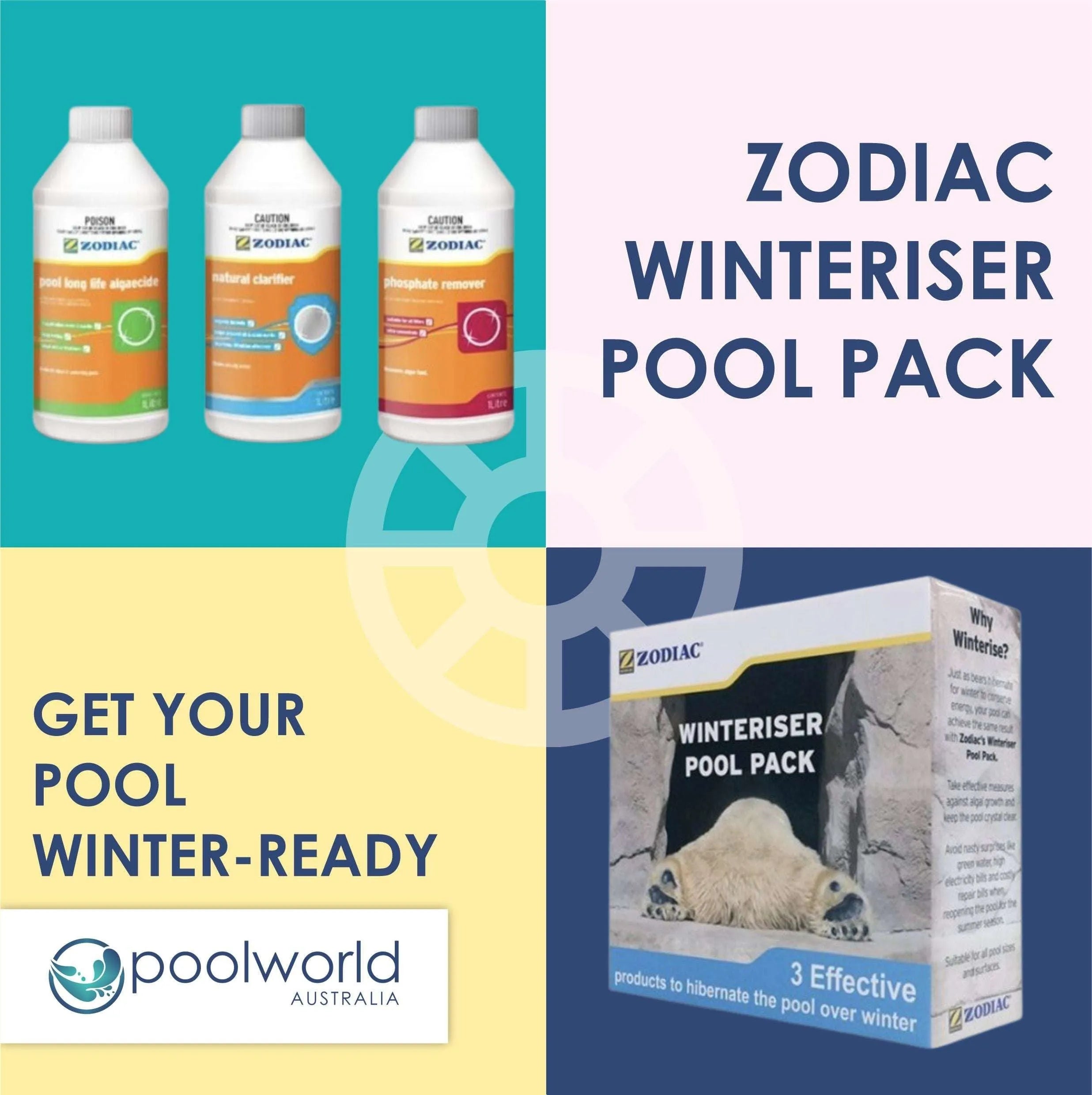 Zodiac Winteriser Chemical Pack | Pool World Australia